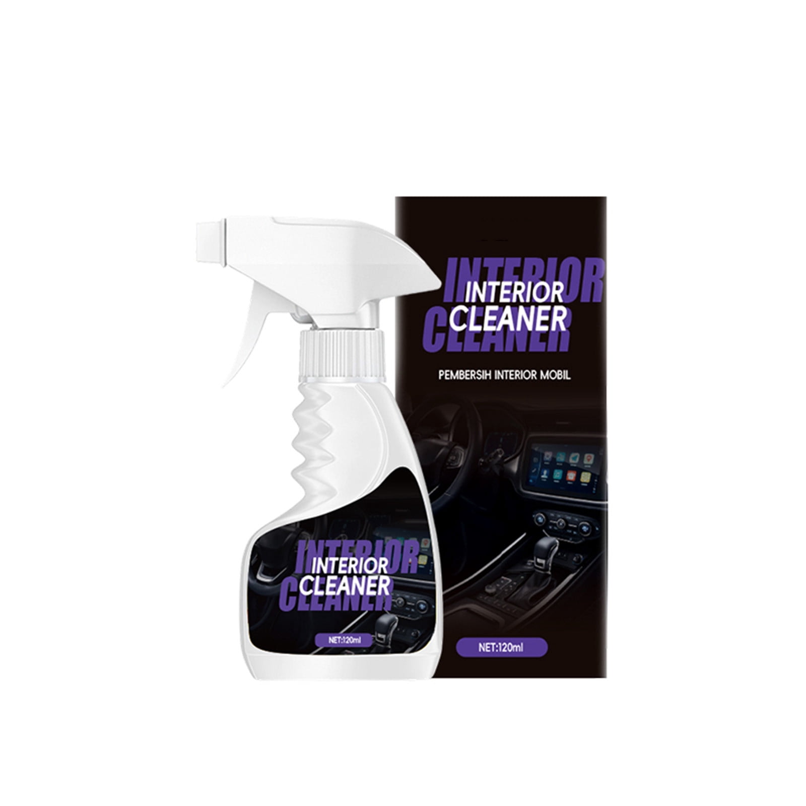 120ml Car Interior Deep Cleaning Spray for Fabric, Vinyl & Plastic ...