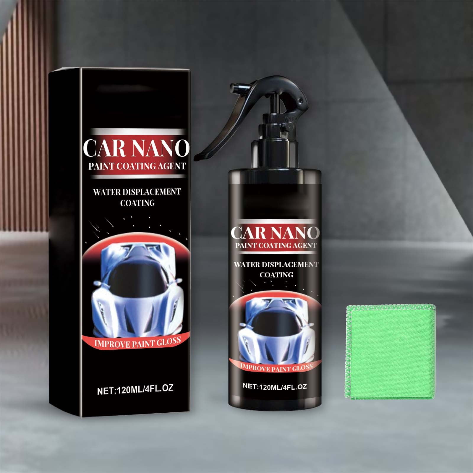 120ml Car Maintenance Spray – Stain Remover and Blackness Enhancer ...