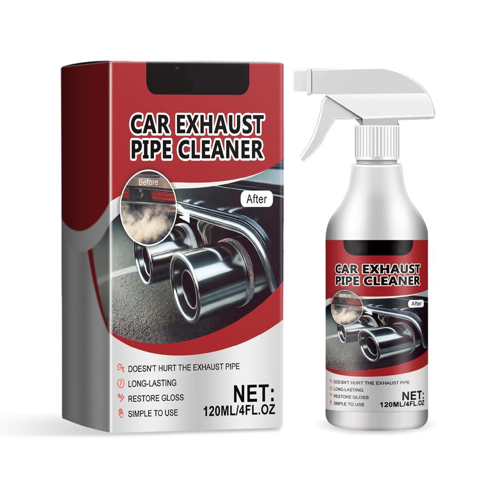 120ml Car Motorcycle Exhaust Pipe Cleaner Car Rust Remover with Gloves ...