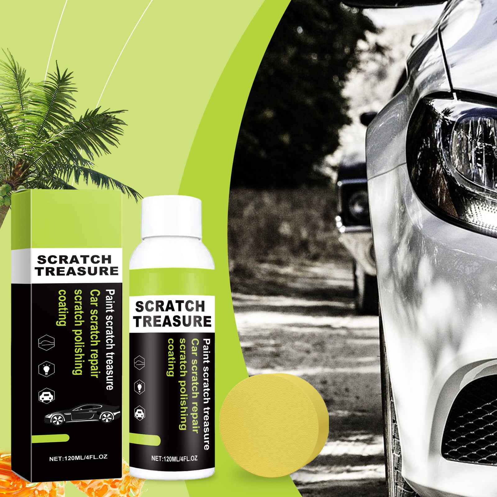120ml Car Scratch Repair Kit – Auto Paint Polish & Scratch Remover for ...