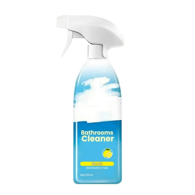 120ml Glass Cleaner Hard Water Spot Remover For Shower Door Mirror Window Ceramic Tile Powerful ...