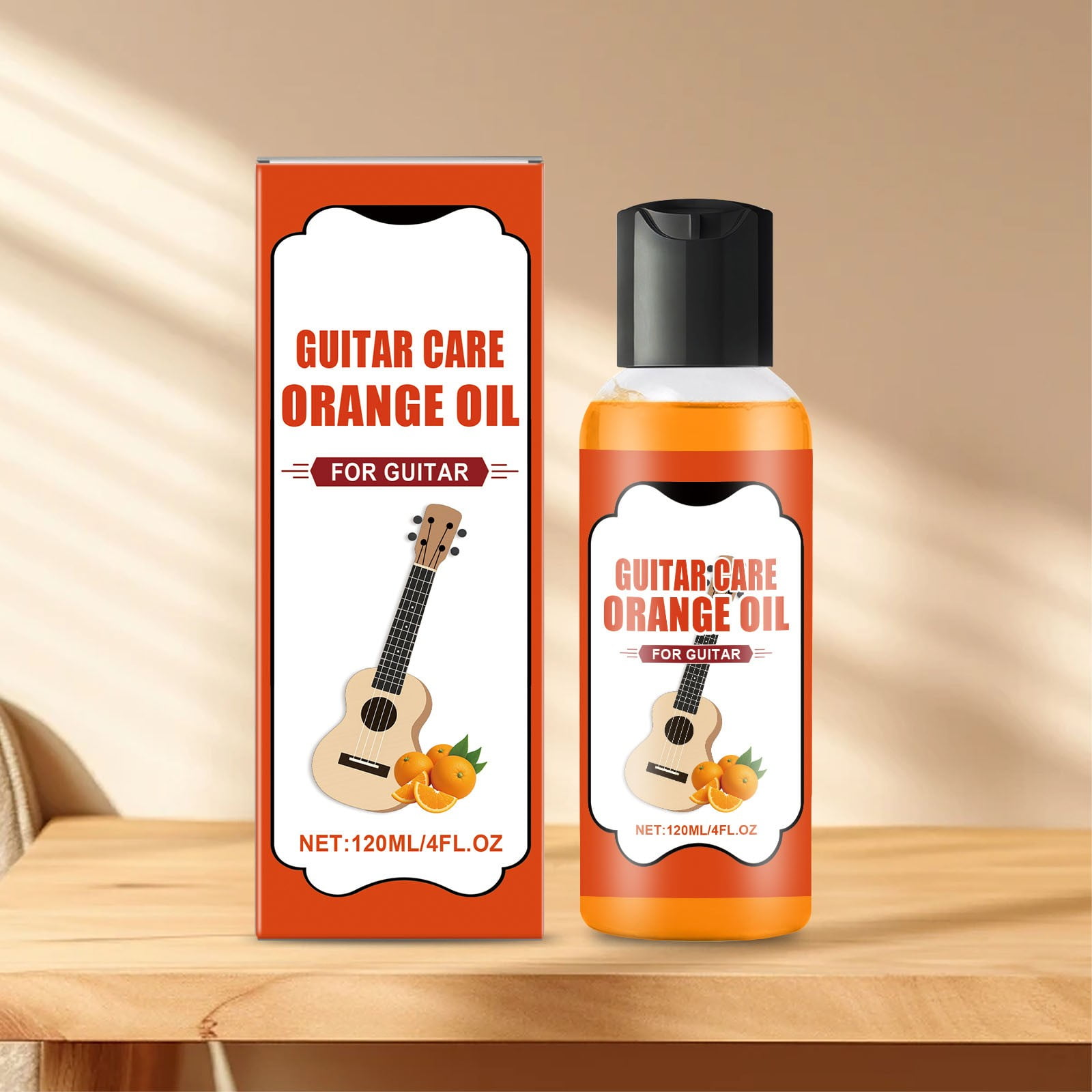 120ml Guitar Cleaner & Polish - All-in-One String Instrument Care ...