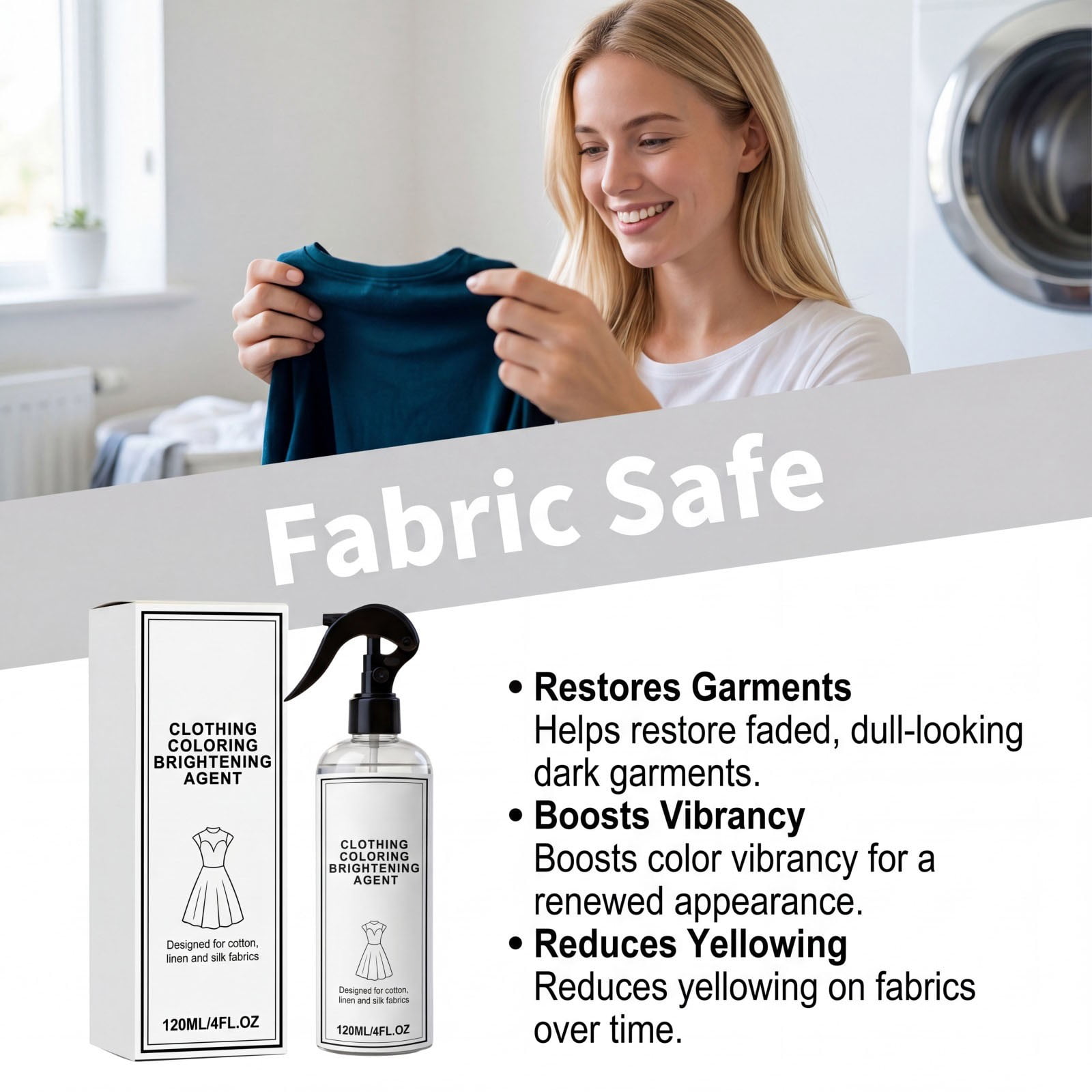 120ml Liquid Clothing Dye And Color Brightener For Fabric ...
