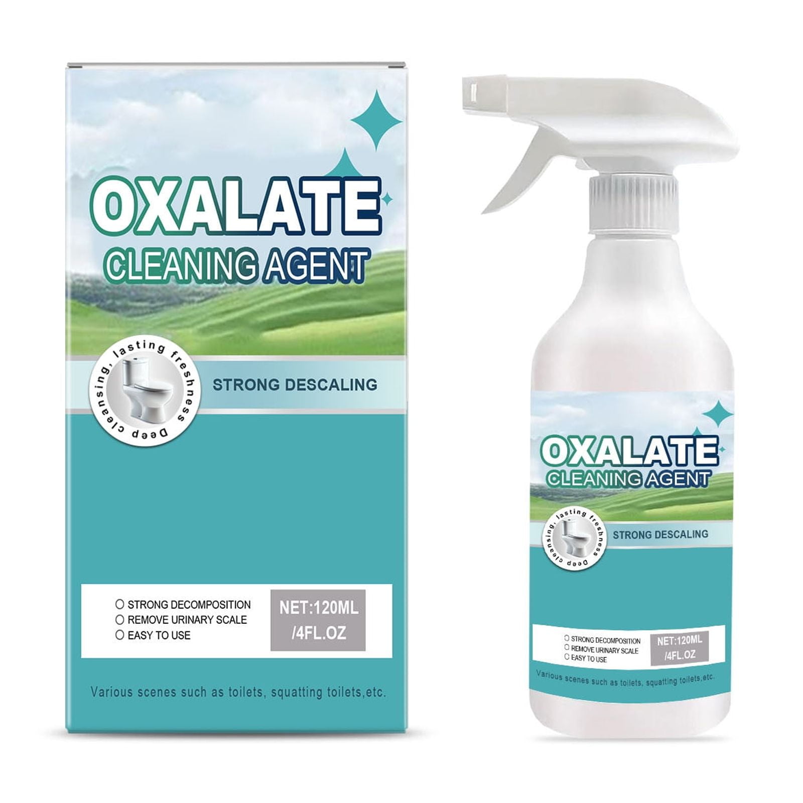 120ml Oxalic Acids Descaling Multi-Effect Dissolver Household Large ...