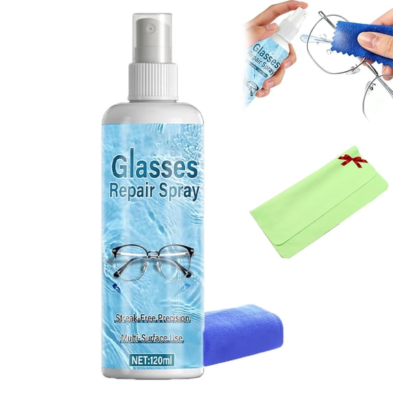 120ml Professional Lens Scratch Repair Spray, Eyeglass Scratch Remover ...