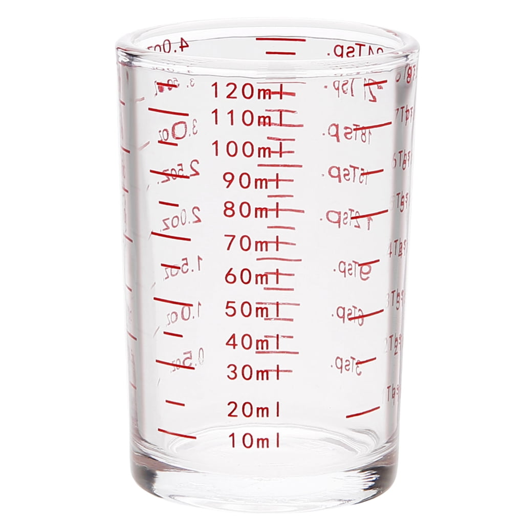120ml Shot Glass Measuring Jigger Unique Kitchen Essential 120ml ...