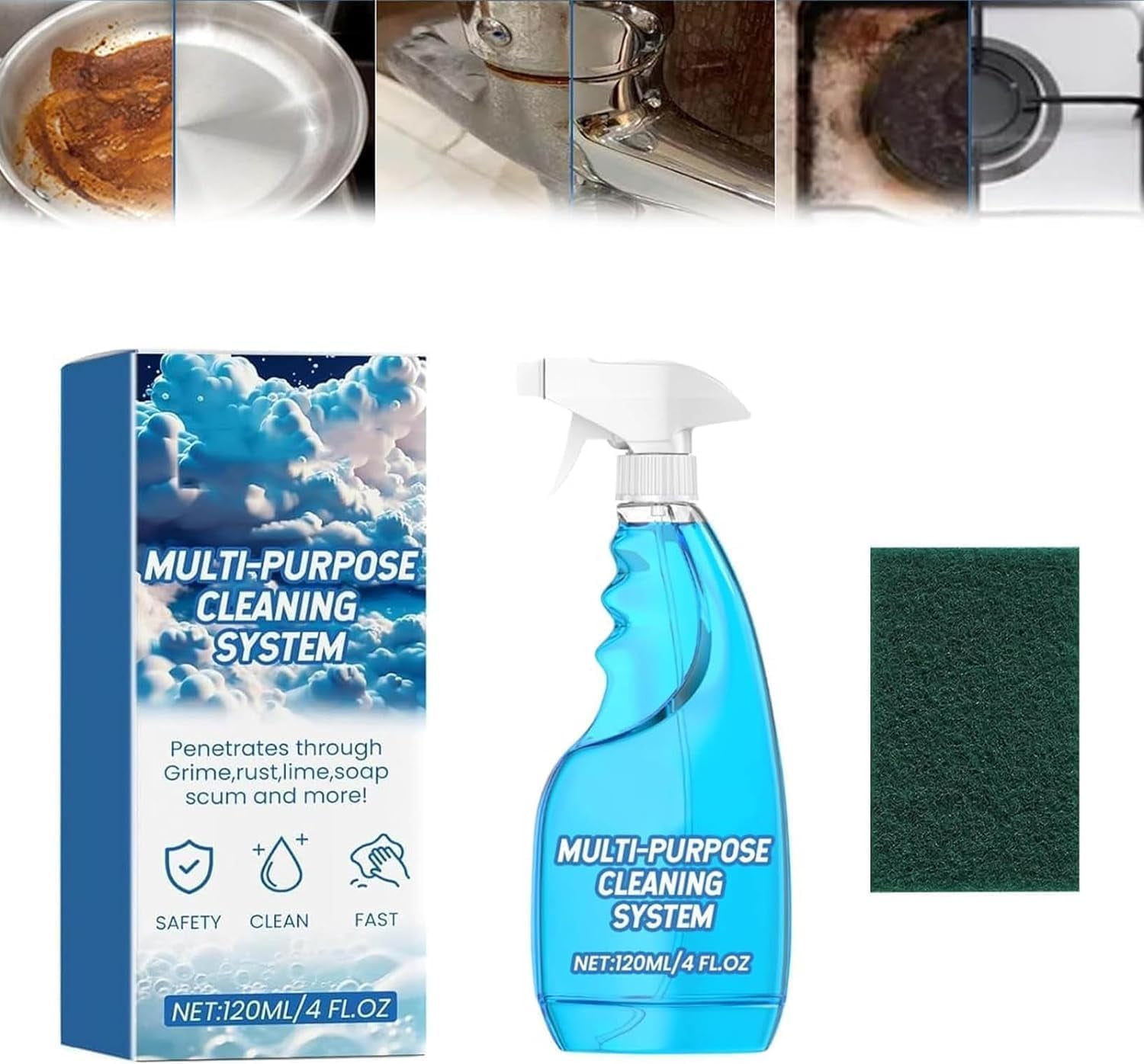 120ml Splash Foam Spray, Splash Spray Tablets & Spray Bottle Splash ...