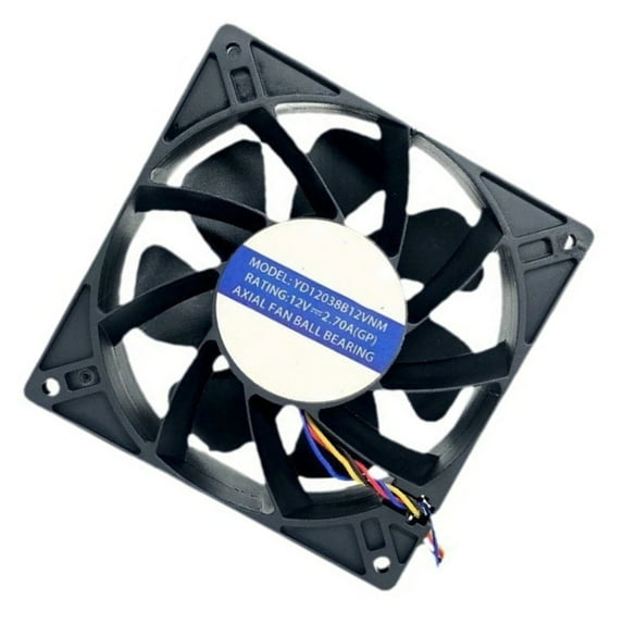 120mm 12V 2.7A 6000RPM Server Chassis Cooling Fan - Brushless Radiator ...