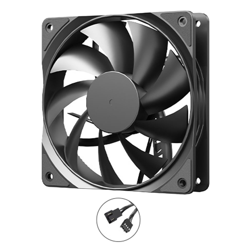 120mm 12V 4Pin 1200RPM Electronic Cooling Fan Low Noise Computer ...
