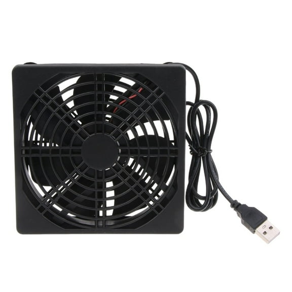 Qisuw High Airflow Cooling Fan for Router Modem Receiver TV Box 5V USB ...