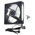 120mm ARGB Computer Case Fan 5V 3Pin ARGB Cooling Fan Desktop Case ...