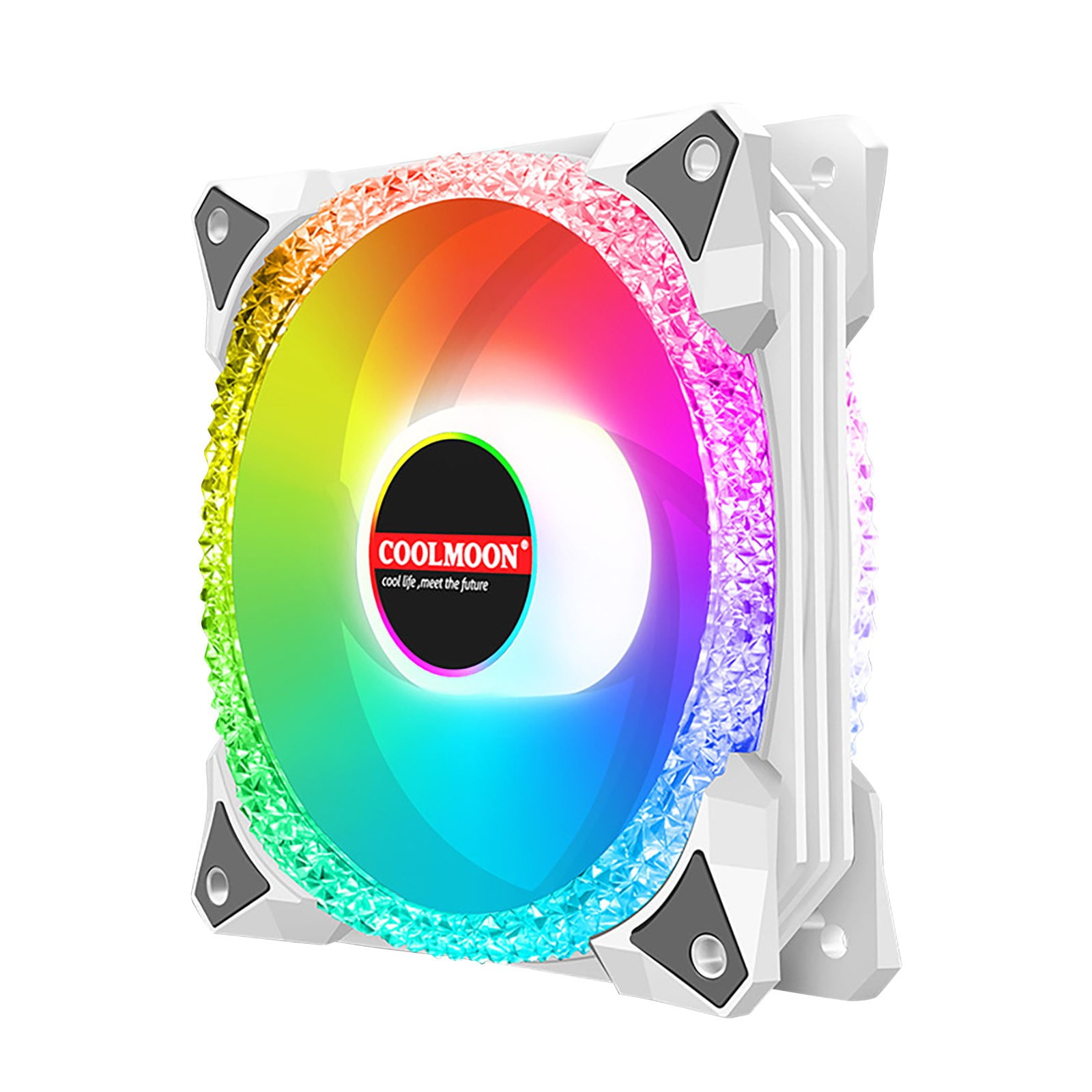 120mm ARGB PWM PC Case Fan,Design RGB Cooling Fan with 5V 3-Pin ...