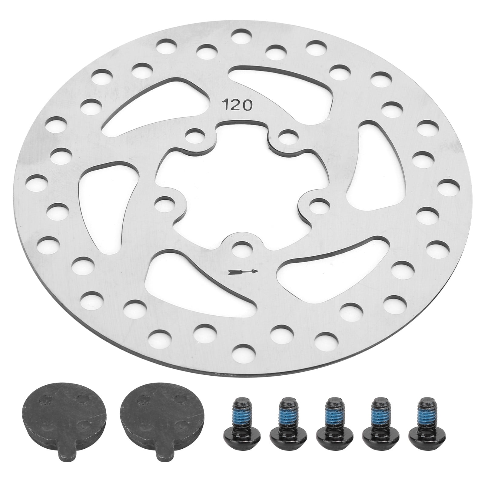 120mm Brake Disc 5 Holes Stainless Steel Brake Disc for M365/PRO/PRO2 ...