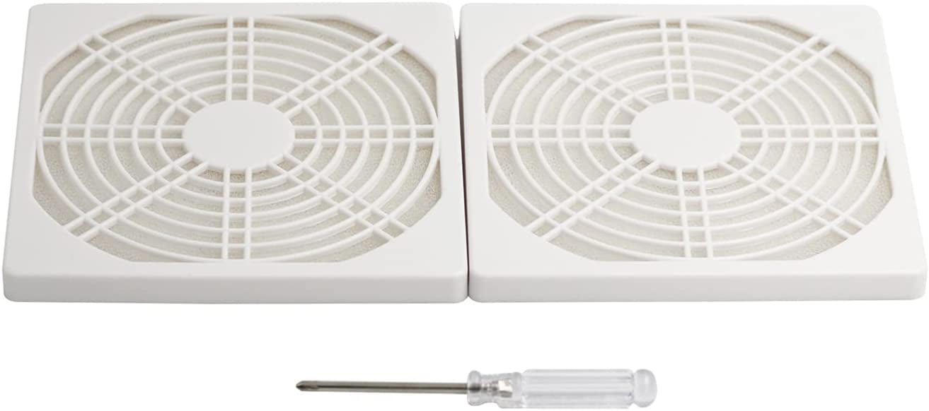 120mm Computer Cooling Fan Dust Filter Grill 4.92inch PVC Mesh Filter ...