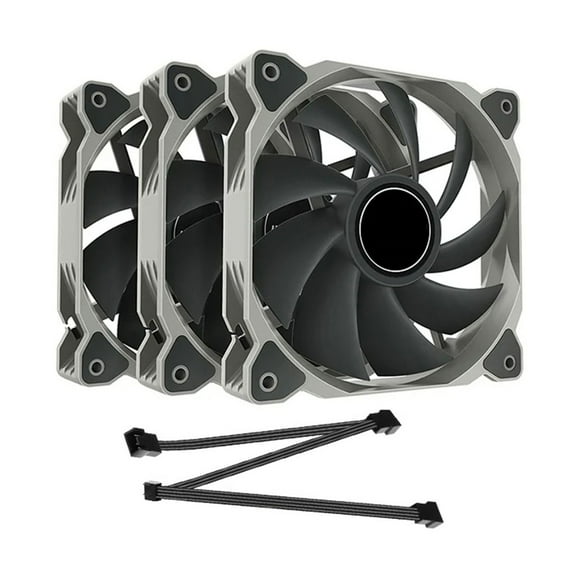 120mm Cooling Fan 12mm Thickness PWM Fan 4PIN Radiator CPU Coolers ...