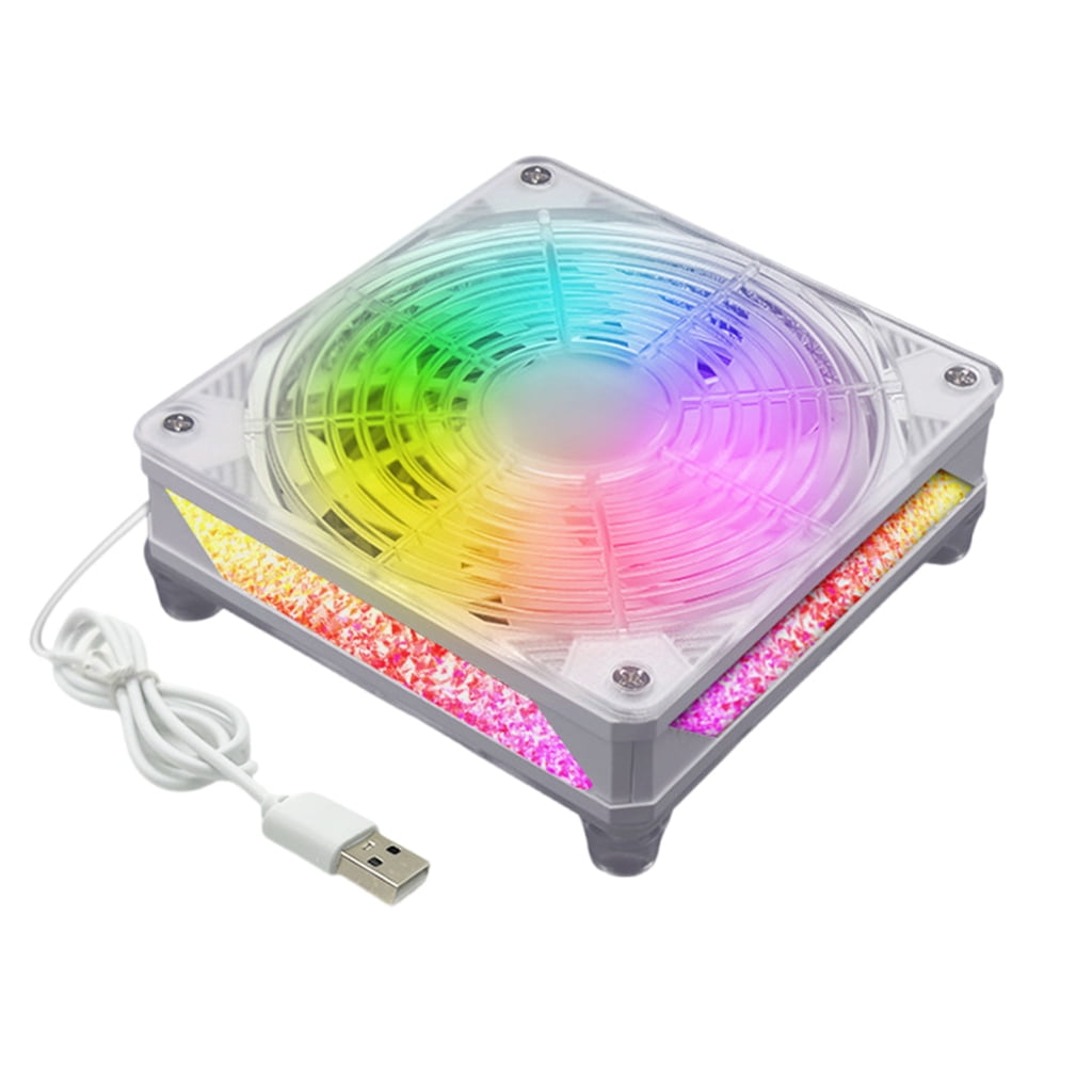 120mm LED Cooling Fan 5V Temperature Control Hydraulic Bearing 12cm ...