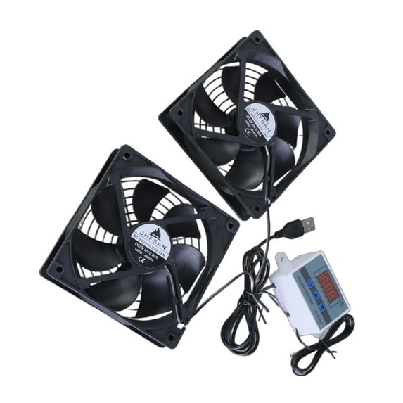 120mm USB Powered Quiet Cooling Fans with Thermostat Control for ...