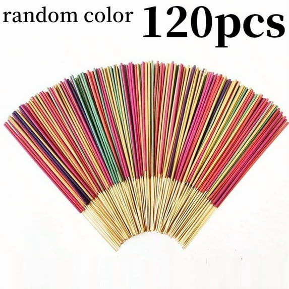 120pc Aromatherapy Incense Sticks Set 7 Natural Fragrances Lavender ...