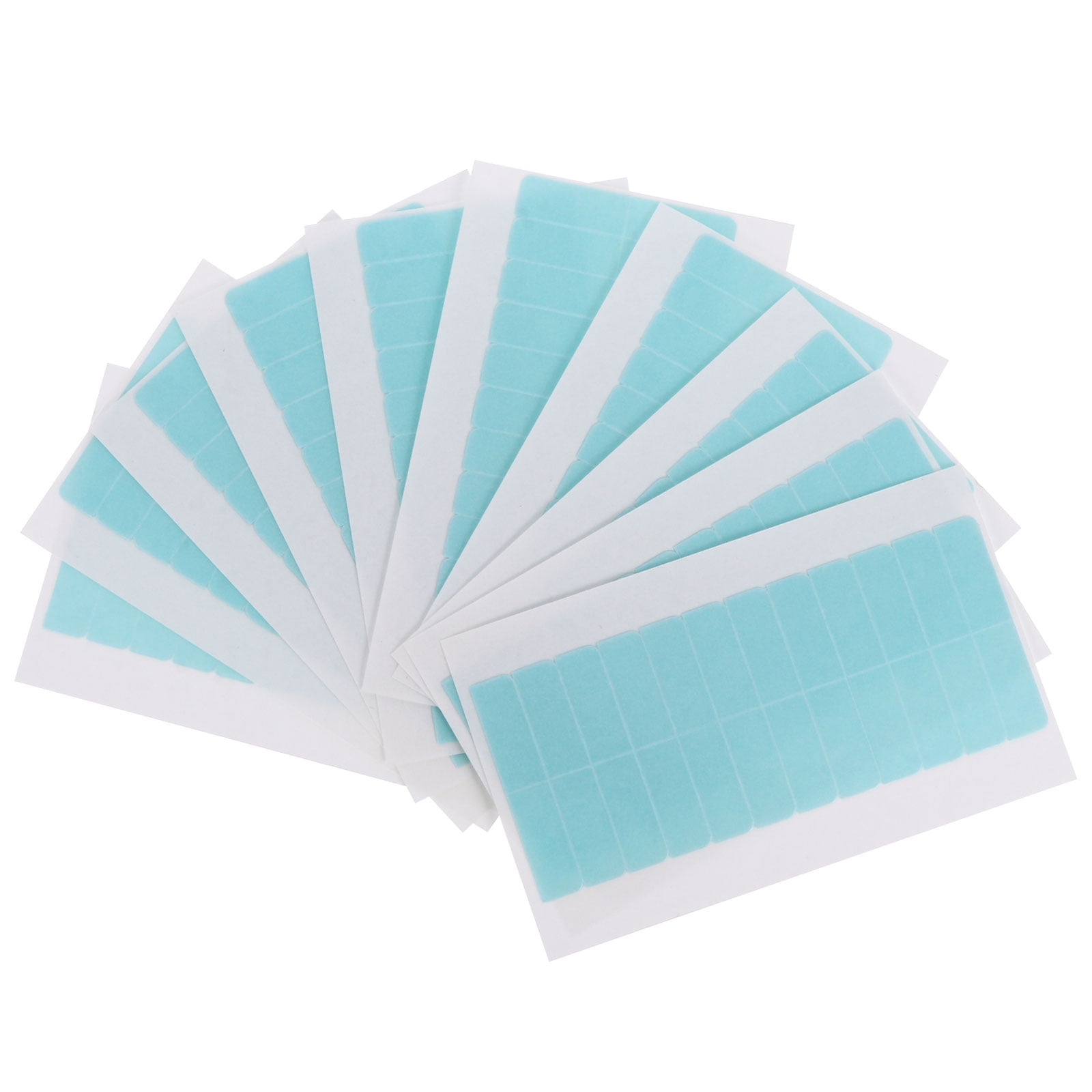 120pcs/ 10 Sheets Replacement Tape Extension Tapes Tabs for Hair ...