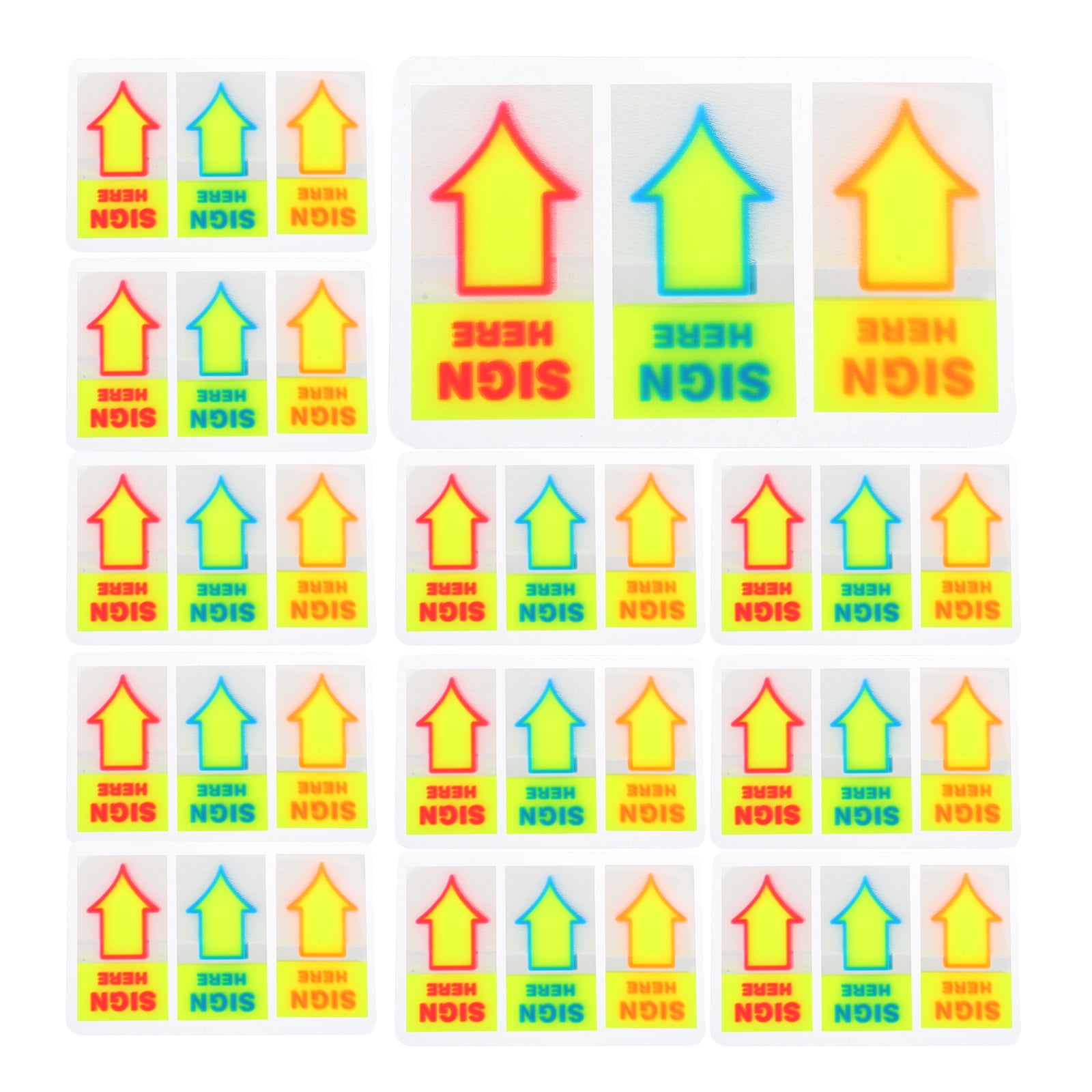 120pcs Arrow Label Stickers Indicator Tags Stickers Decals Index Tabs ...
