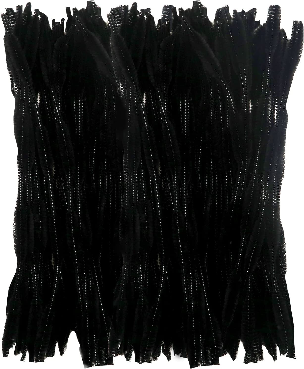 120pcs Black Pipe Cleaners Bump Pipe Cleaners Chenille Stems Craft ...