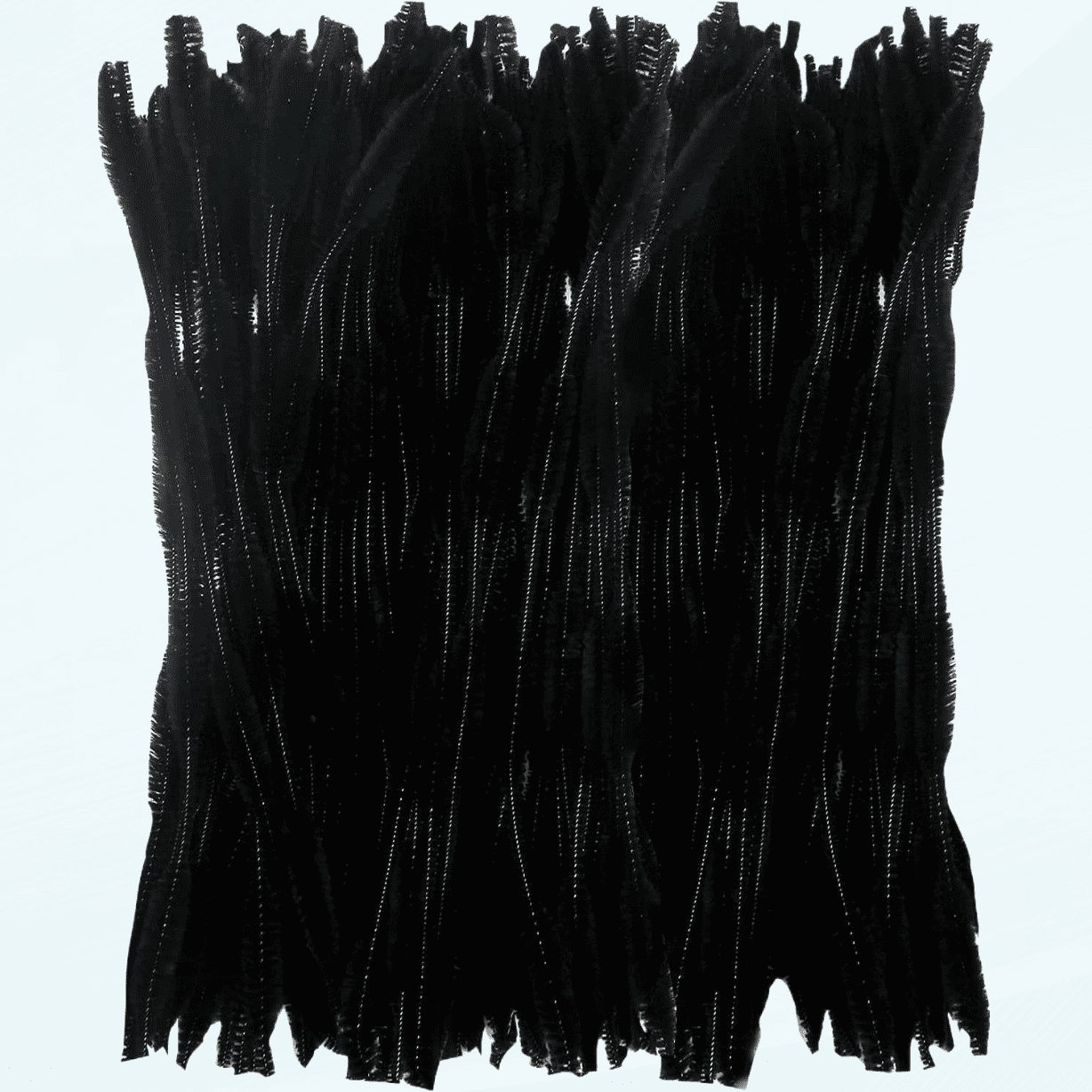 120pcs Black Pipe Cleaners Bump Pipe Cleaners Chenille Stems Craft ...