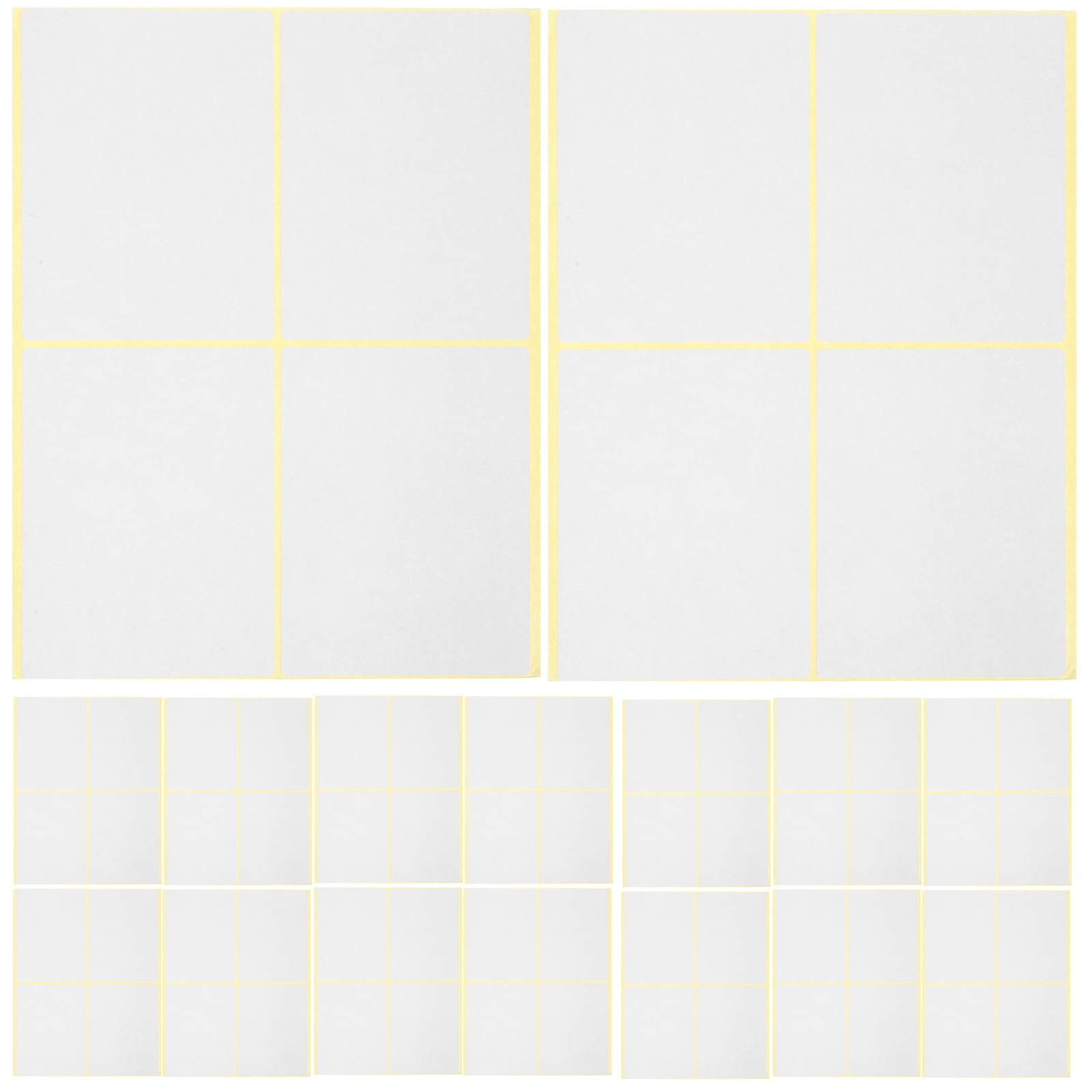 Raindrops Blank Stickers for Writing with Strong Adhesive Ideal for ...