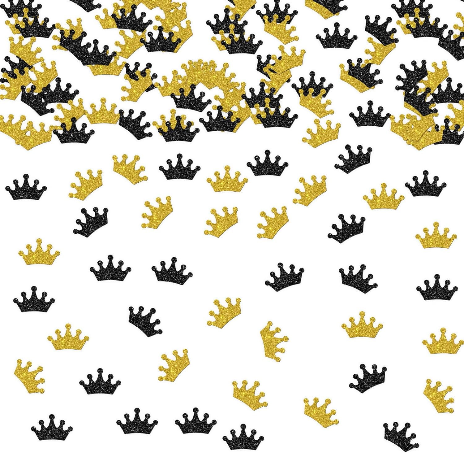120pcs Crown Confetti - Queen/King/Princess/Prince Crown Birthday Baby ...
