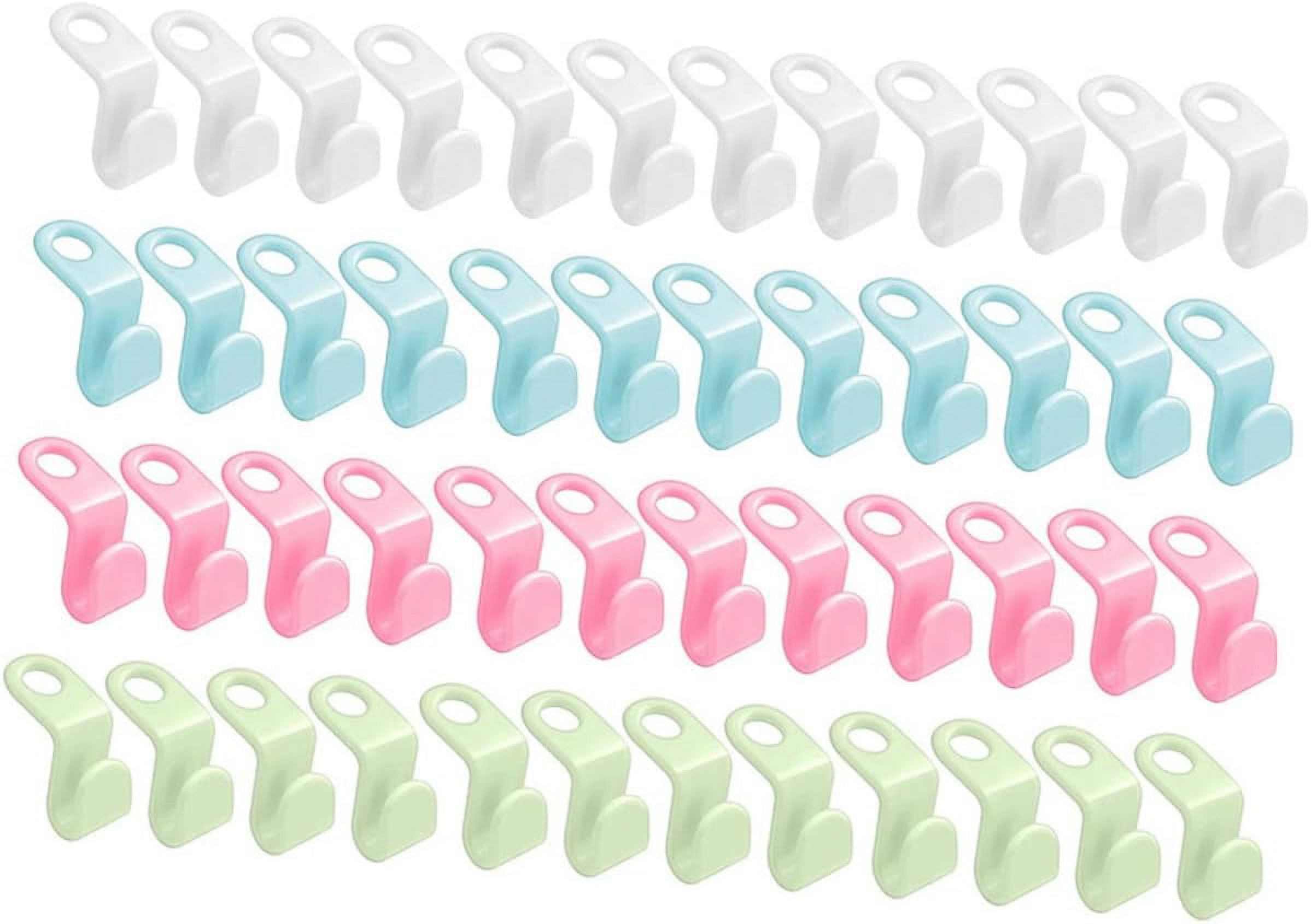 120pcs Hanger Connector Hanging Backpack Hooks Jean Hangers Heavy Duty ...