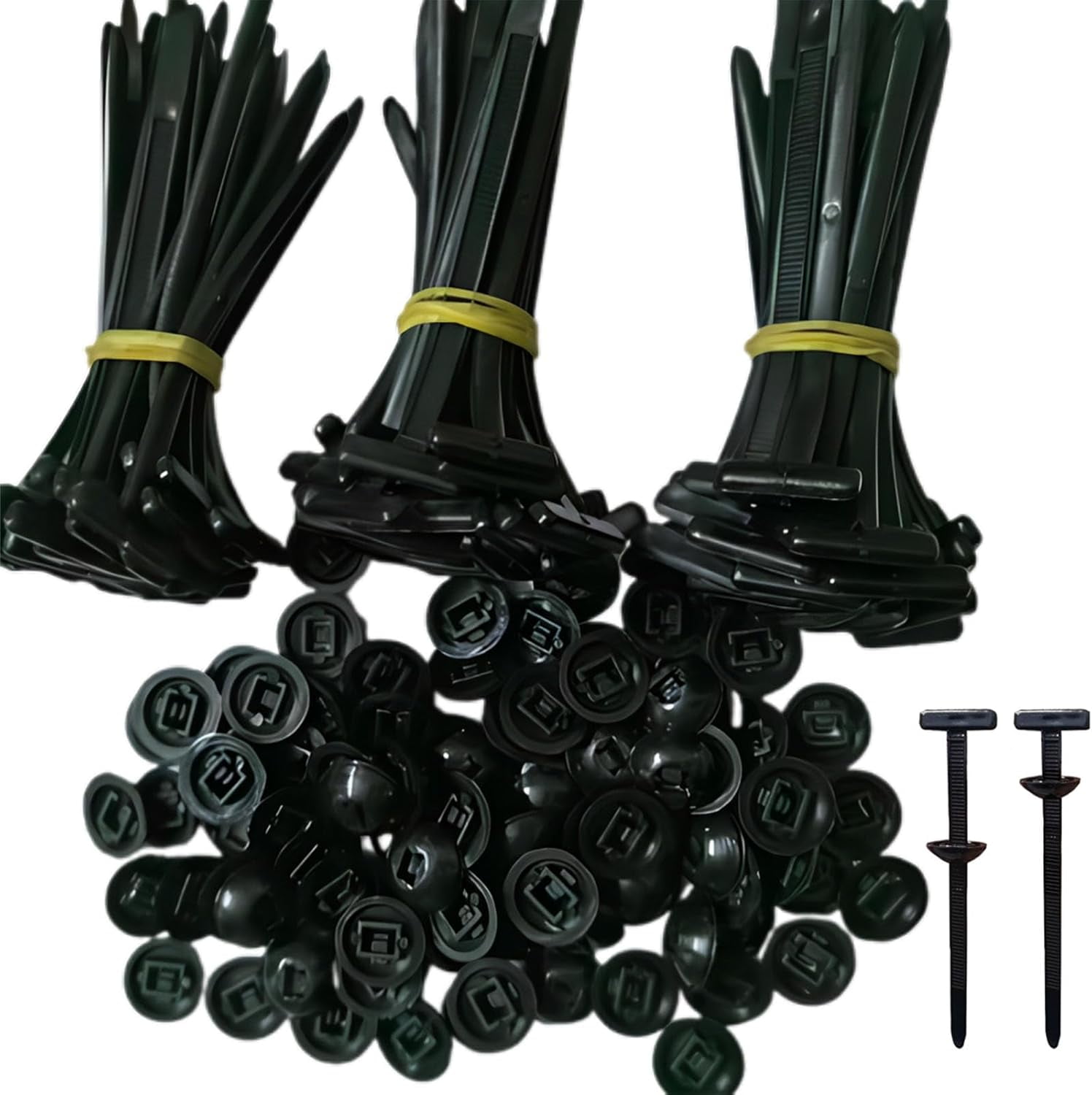 120pcs-Heavy duty self-locking General Motors zip ties, UV resistant ...