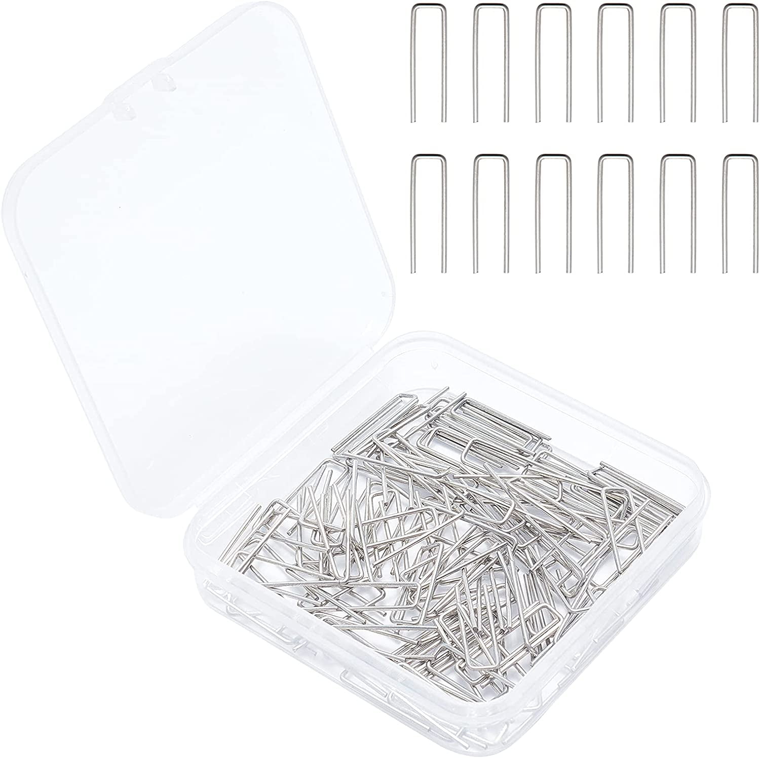 120pcs High Temperature Nichrome Wire Jump Rings U Pins Crafts U Hanger ...