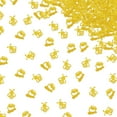 120pcs Honey Bee Confetti, Bumble Bee Glitter Confetti, Gold Glitter Bee Table Scatter for Baby ...