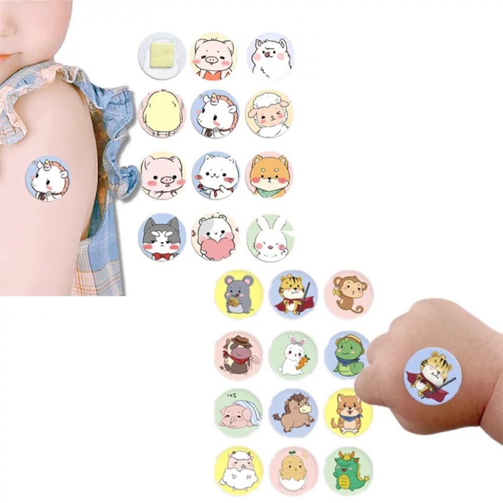 120pcs/Lot Cartoon Animal Pattern Band Aid Hemostasis Adhesive Bandages ...