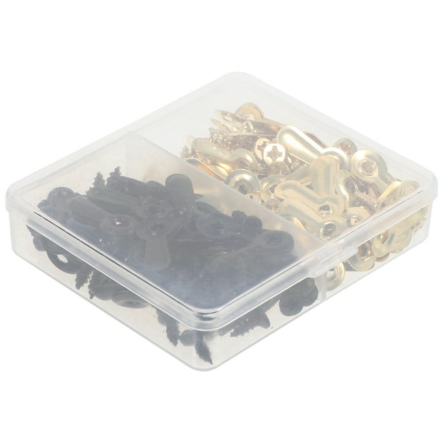 120pcs Picture Frame Hardware Backing Clips with Screws for Craft ...