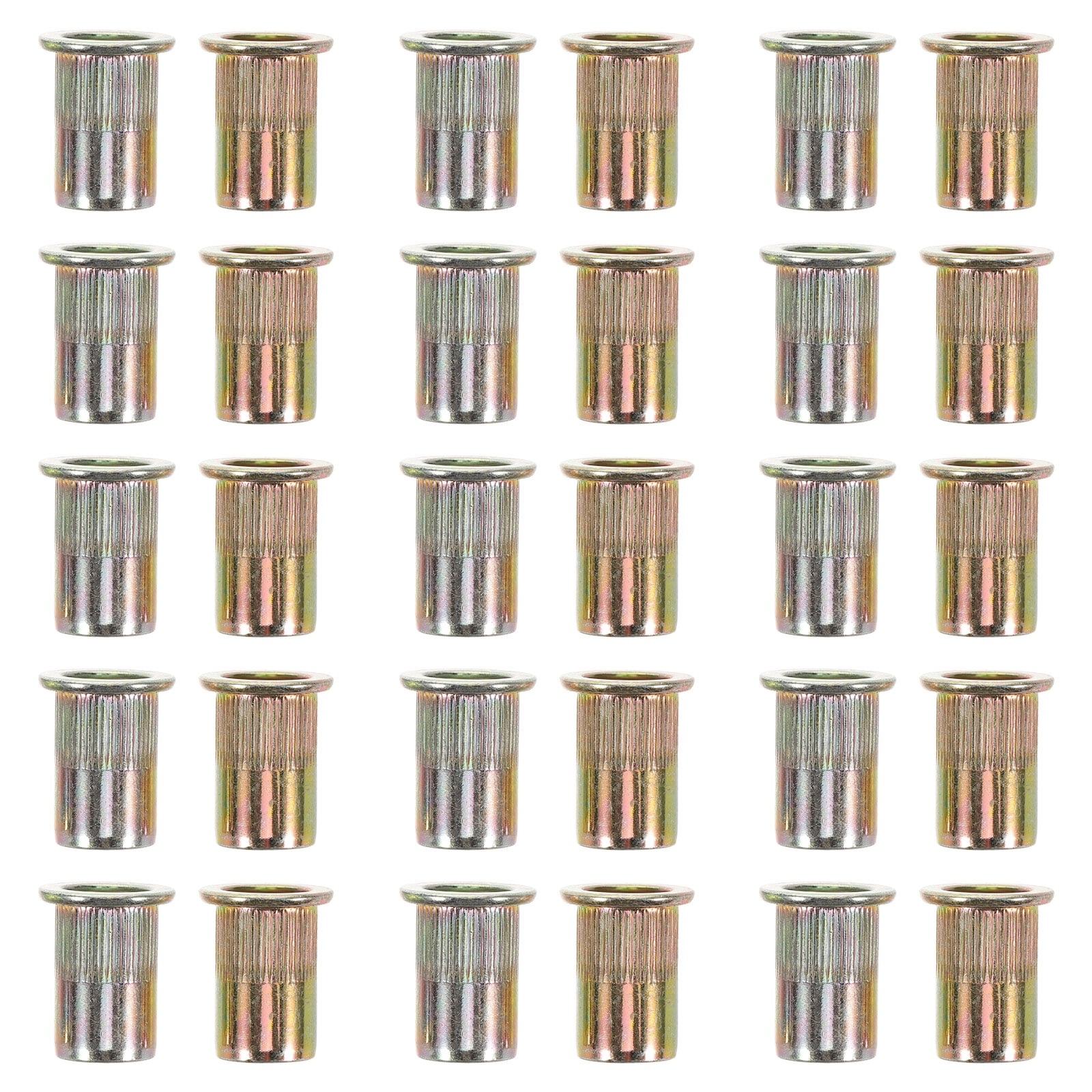 120pcs Rivet Nut Fasteners Sturdy Rivet Nuts Metal Rivet Nut Fastener ...