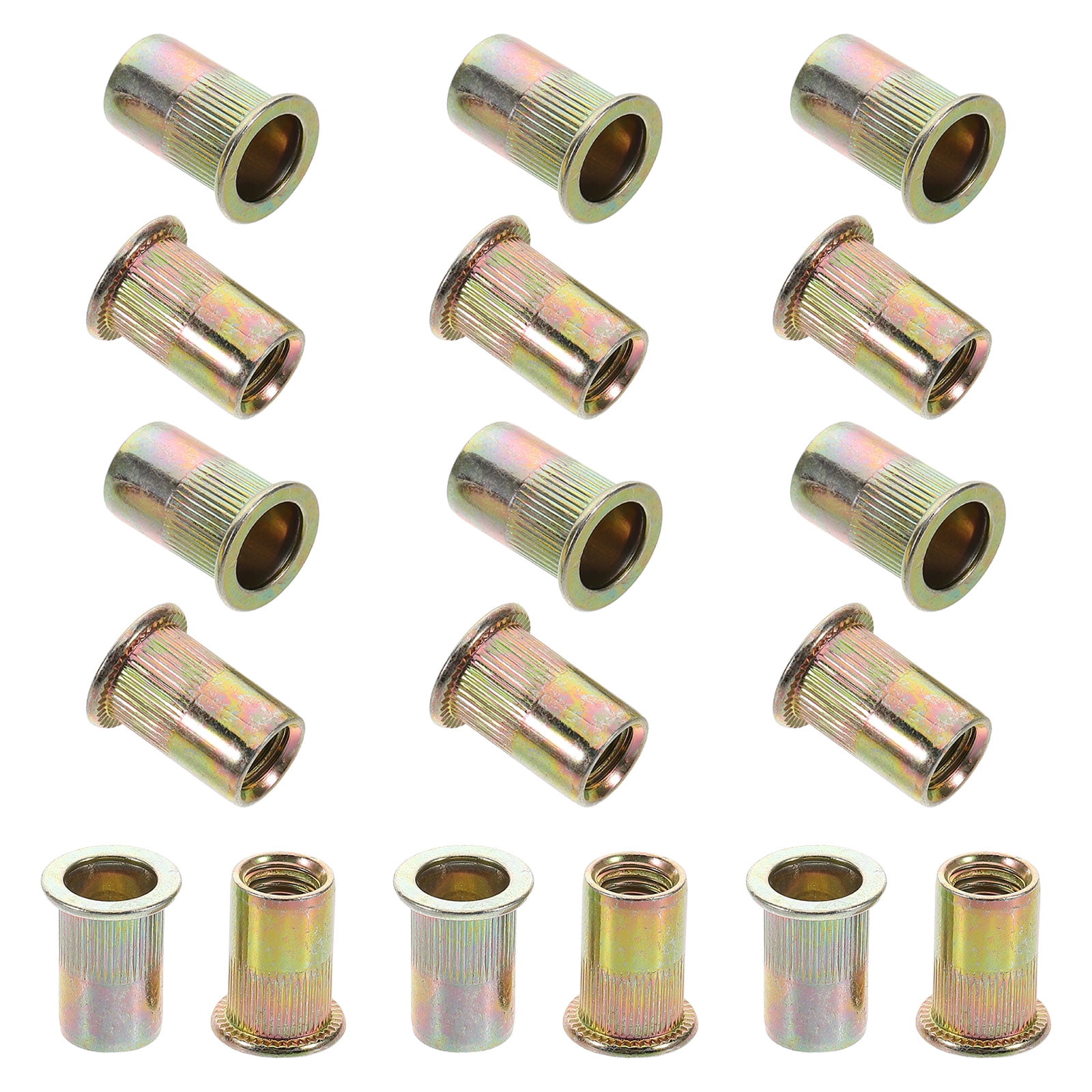 120pcs Rivet Nut Kits Stainless Steel Rivet Nut Assortment Rivet Nut ...