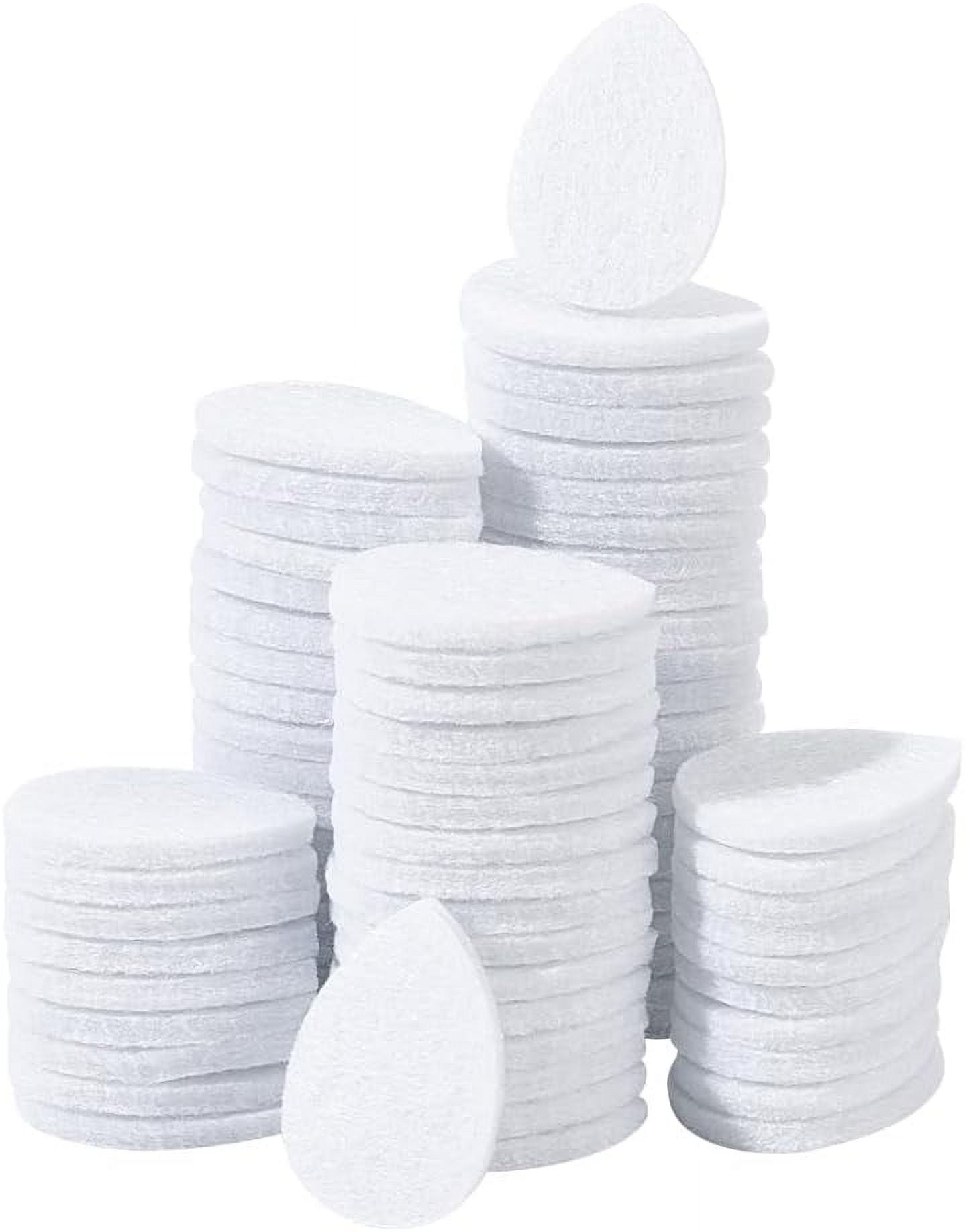 120pcs Unscented Refill Aroma Pads 1.1x0.8'' White Essential Oil ...