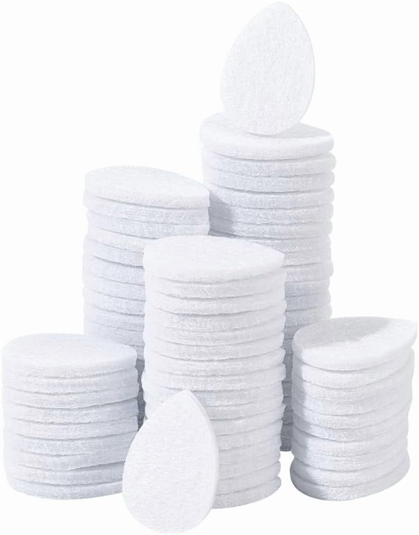 120pcs Unscented Refill Aroma Pads 1.1x0.8'' White Essential Oil ...