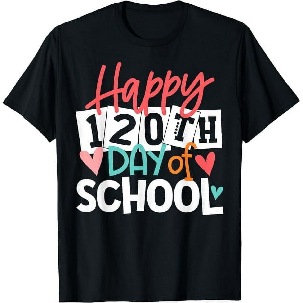 120th Days of School 120 Days of School Teachers Kids T-Shirt - Walmart.com