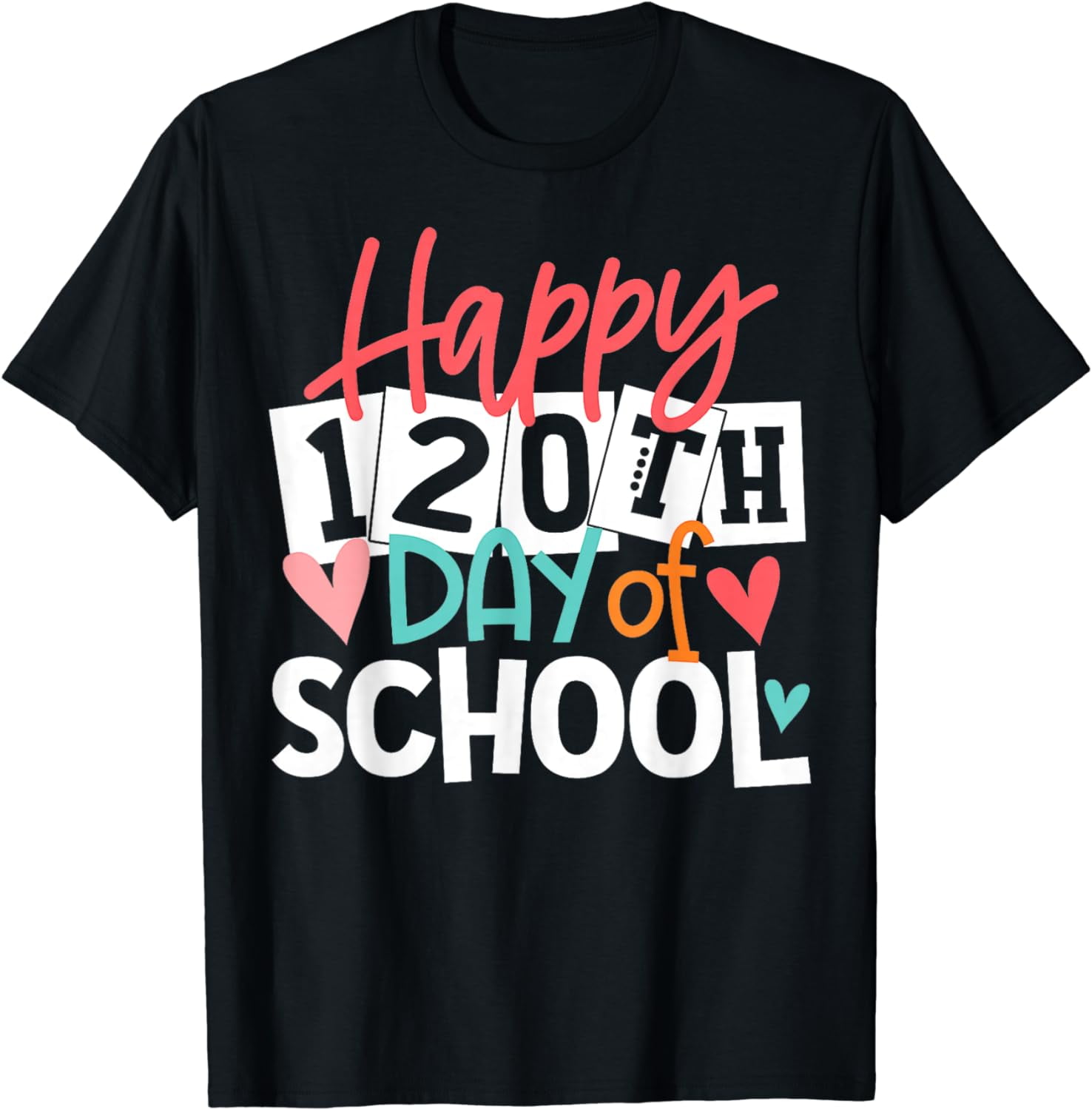 120th Days of School 120 Days of School Teachers Kids T-Shirt - Walmart.com