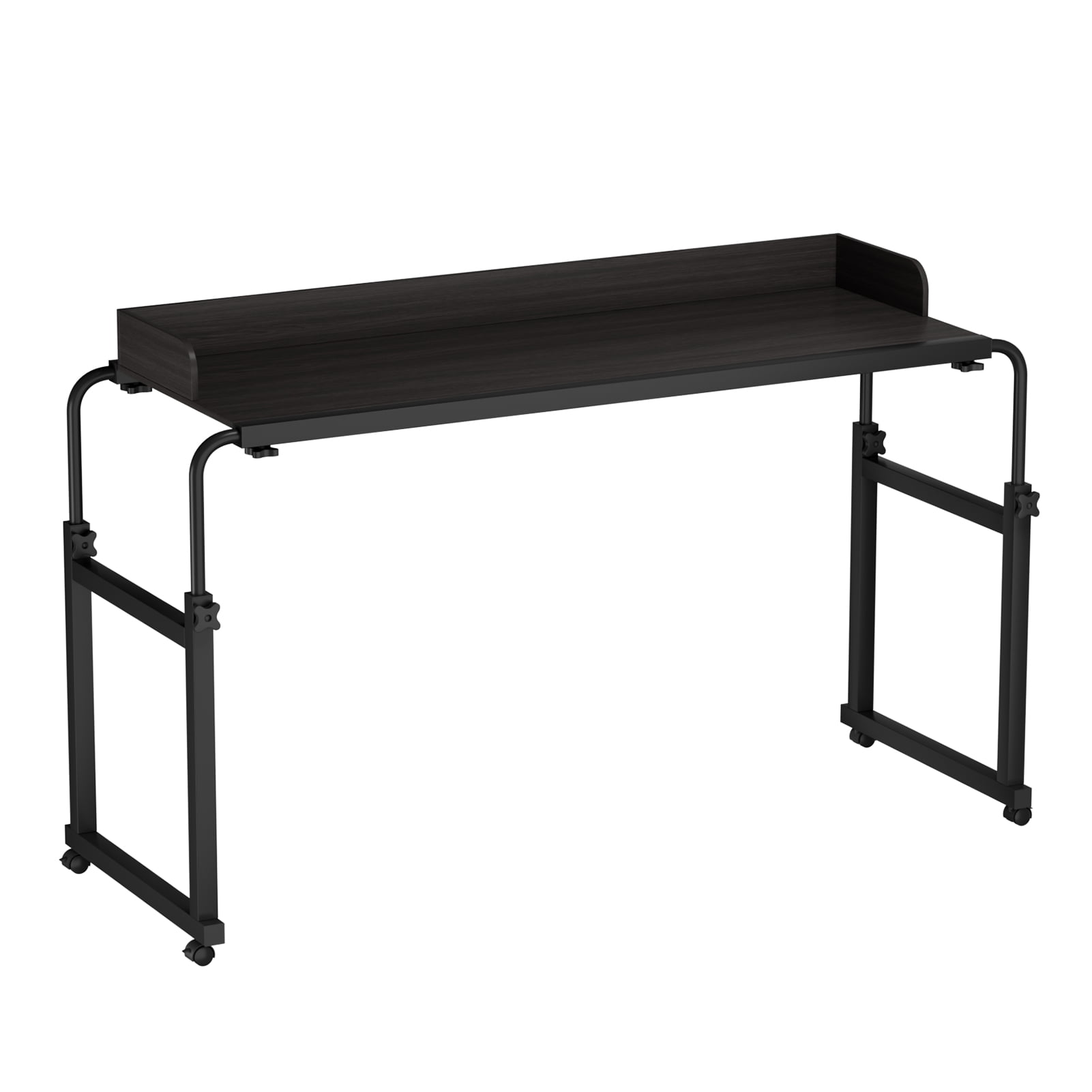 120x40CM 140x50CM Height Adjustable Overbed Table with Wheels, Rolling ...
