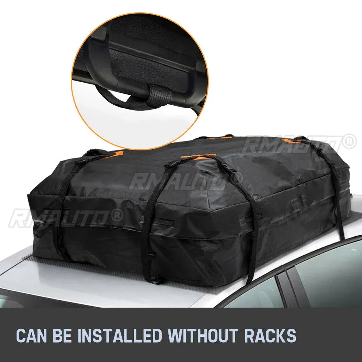 120x90x44cm 420D Large Waterproof Car Cargo Rooftop Luggage Carrier ...