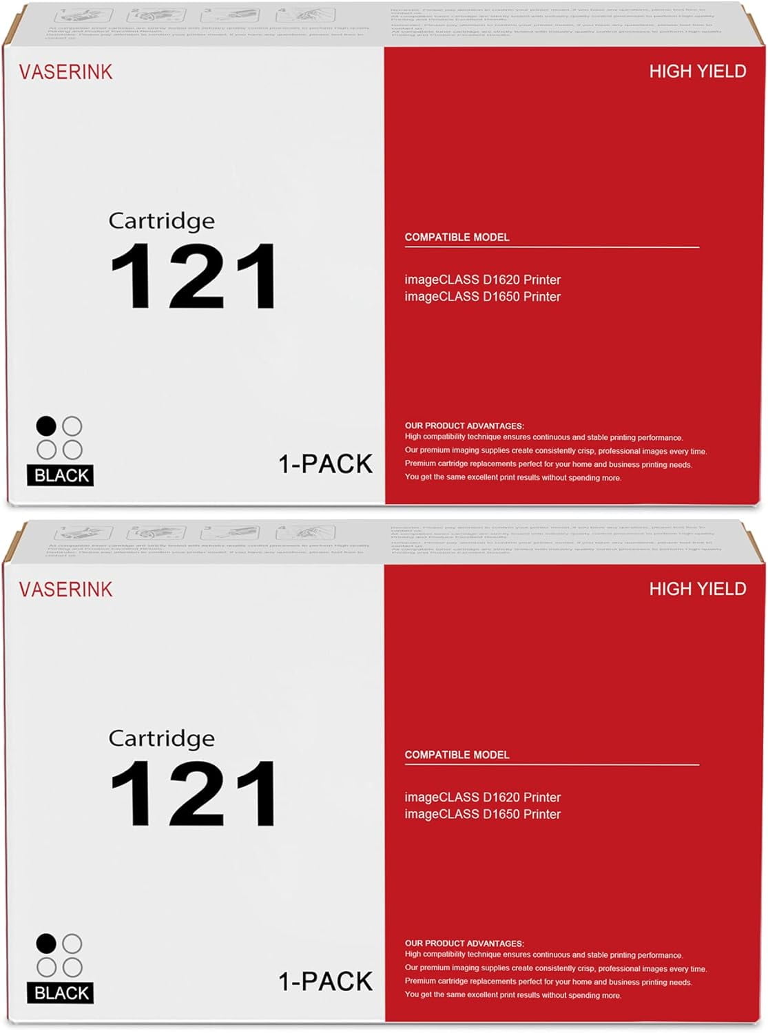 121 High Yield Toner Cartridge Black (3252C001) 2Black CRG121 121 Toner ...