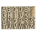 121 Piece Wood Letter Set by Make Market® - Walmart.com