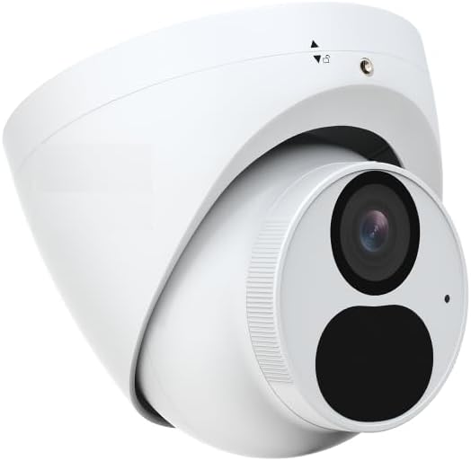 [ 121°Wide View Angle 4K PoE Security Camera,8MP IP Security Camera IP67 Waterproof,Dome ...