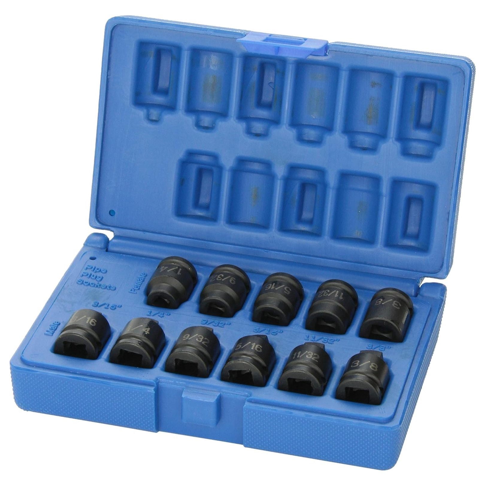 (1211P 3/8" Drive 11-Piece Pipe Plug Socket Set - Walmart.com