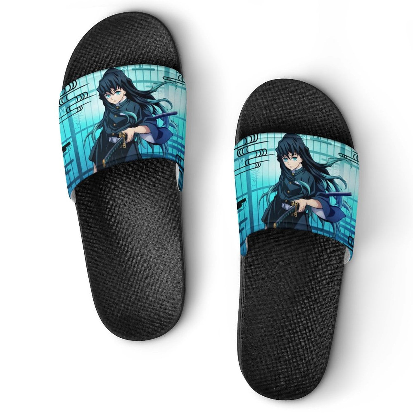 1212229 Boys Slide Sandals, Comfort Casual Pool Slide Outdoor, Slip-On ...