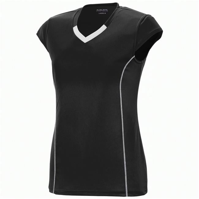 1218A-Black- White-XL Ladies Blash Jersey, Black-White - Extra Large ...