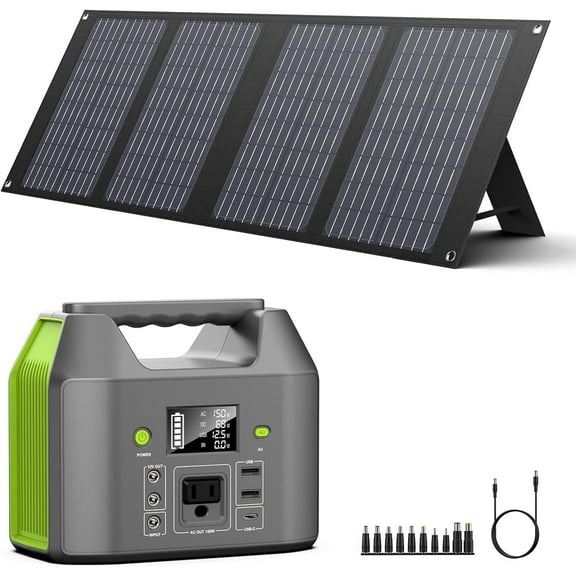 Qunler 300W Portable Power Station, 296Wh 80,000mAh, 120V AC Outlets ...