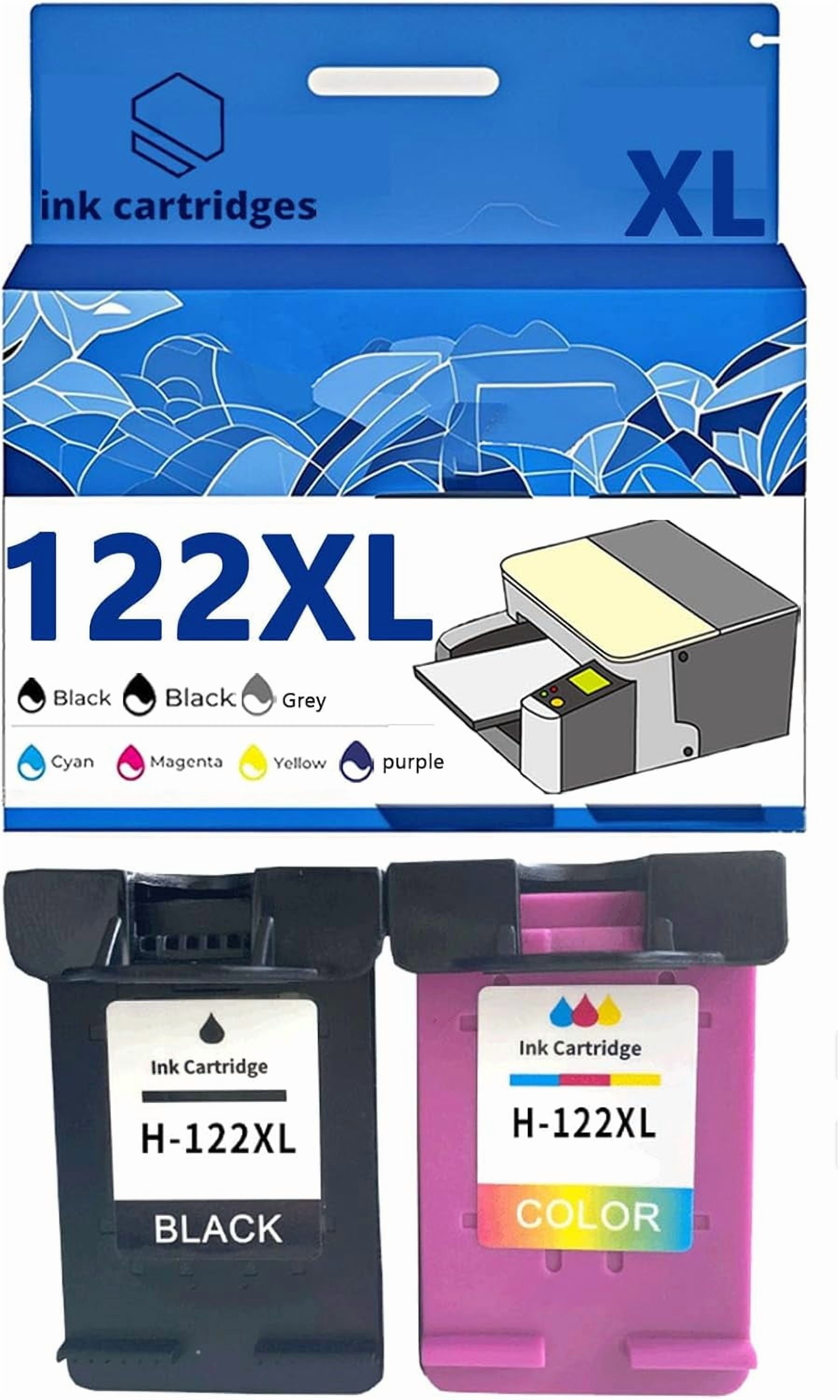 122 XL 122XL Ink Cartridges Compatible for HP 3050 3050A 2050 3000 1510 ...